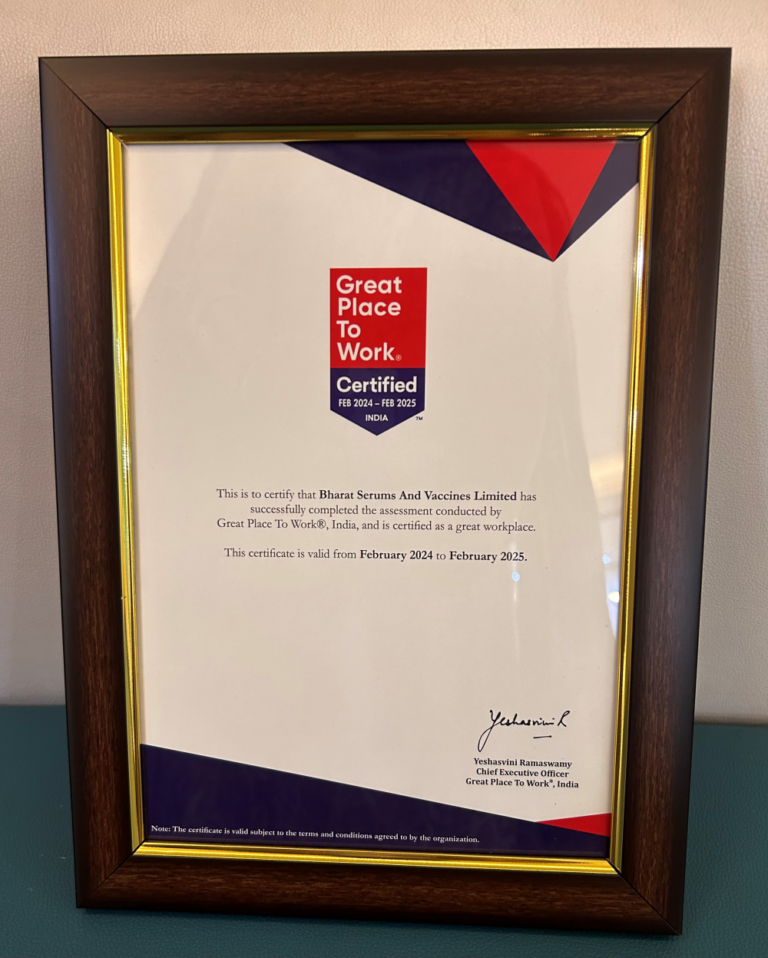 Great Place to Work - BSV Recognition in Biopharmaceutical Business